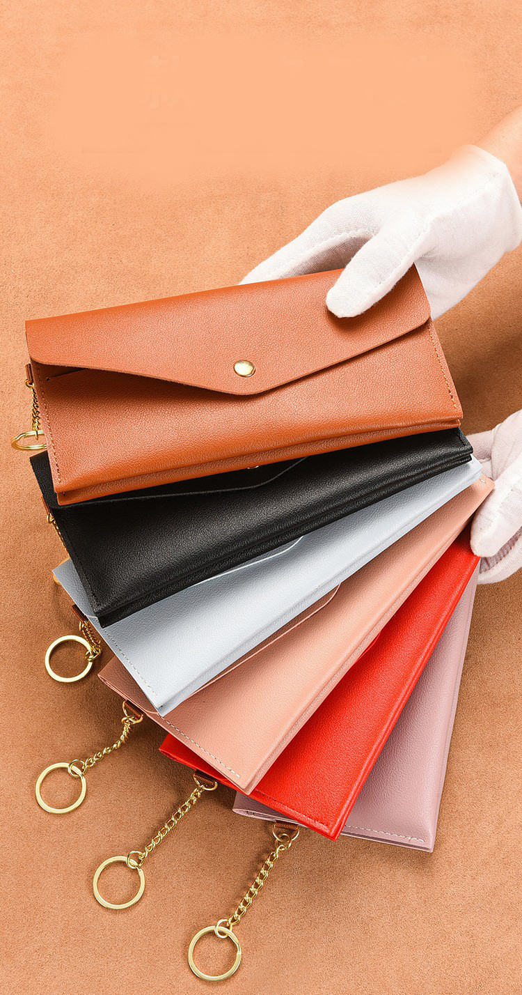 Slim Long Wallet Women's Soft Leather Phone Purse Minimalist Large ...