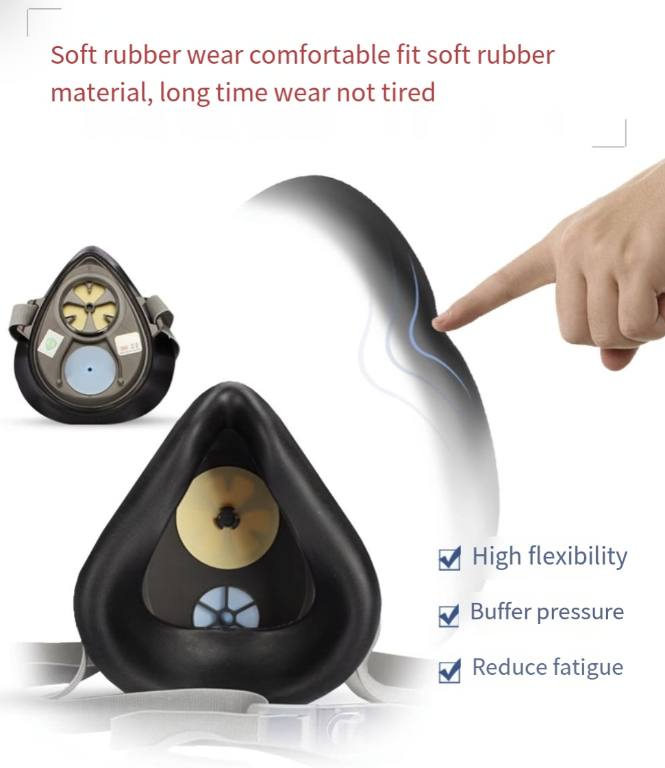 3M 350P respirator gas mask dust mask Anti-spray odor paint dust ...