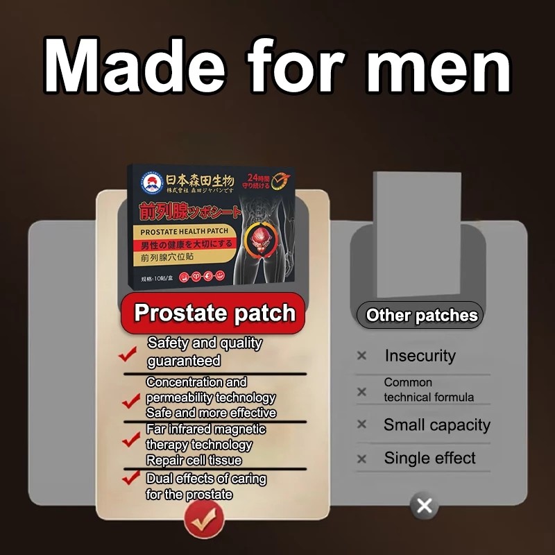 [SG Stock] Prostate patch 前列腺贴 10pcs/box Prostate patch Treatment for ...