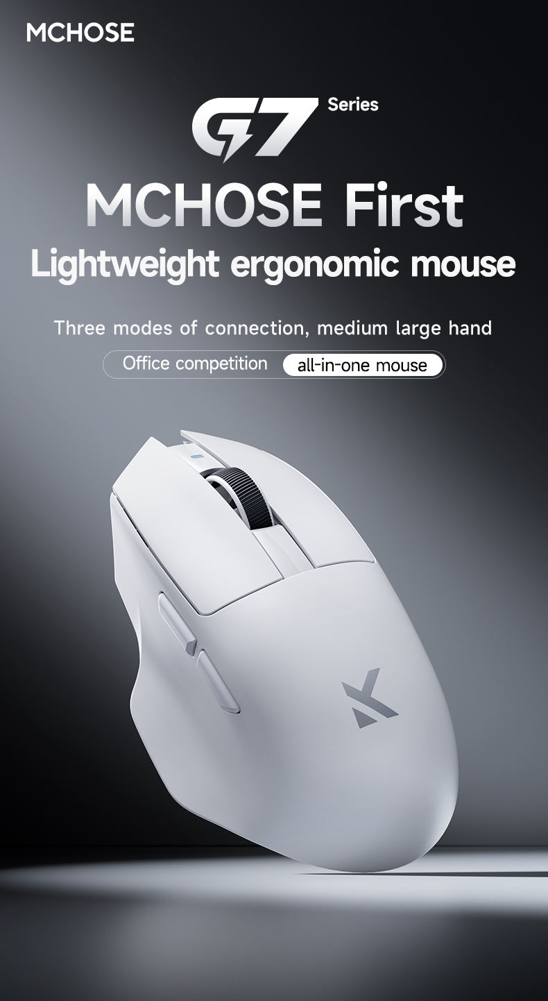Mchose G7 Wireless Gaming Mouse 55g Lightweight Ergonomic Gaming Mouse ...