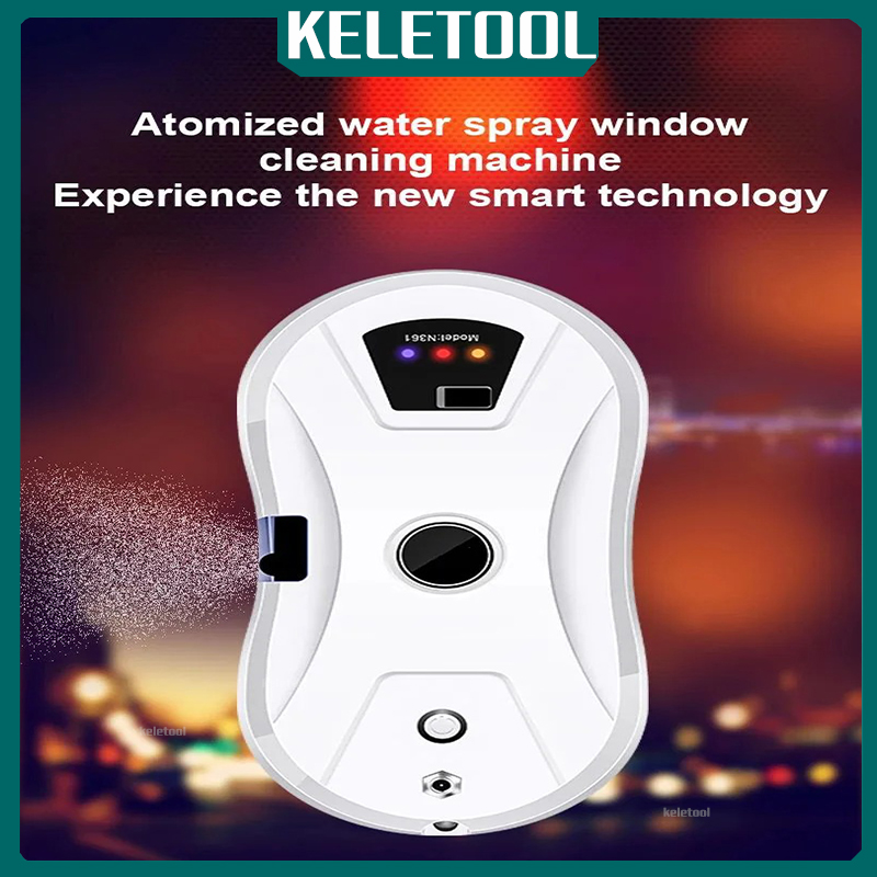 8600Pa Suction Automatic Window Cleaning Robot Vacuum Window cleaner ...
