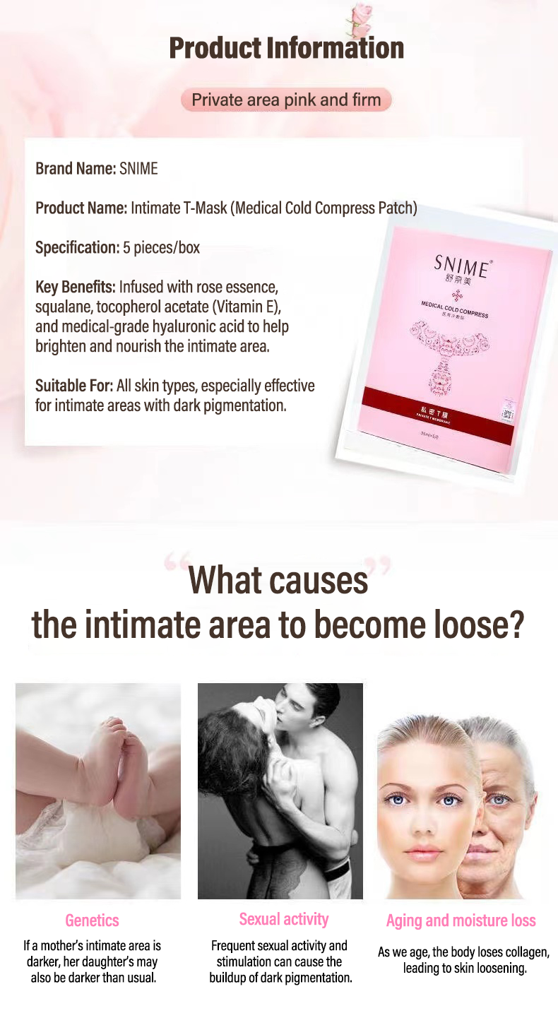 SNIME female private parts T-shaped patch, Private parts whitening ...