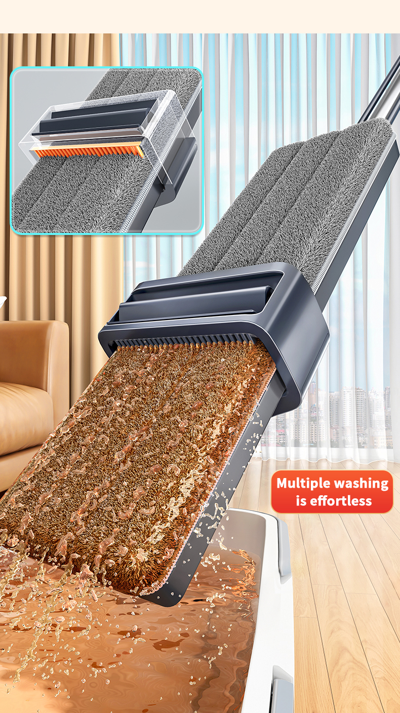 Joybos Flat Floor Mop Wet Dry Dust Mop for Hardwood Floors Laminate ...