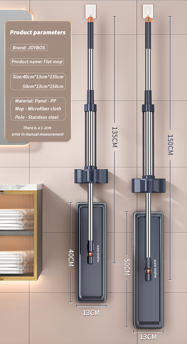 Joybos Flat Floor Mop Wet Dry Dust Mop for Hardwood Floors Laminate ...