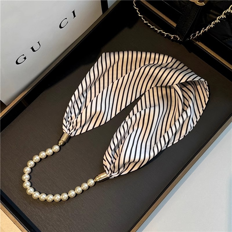 [Ready Stock] Hot Sale Magnetic Buckle Silk Scarf Korean Version Small ...