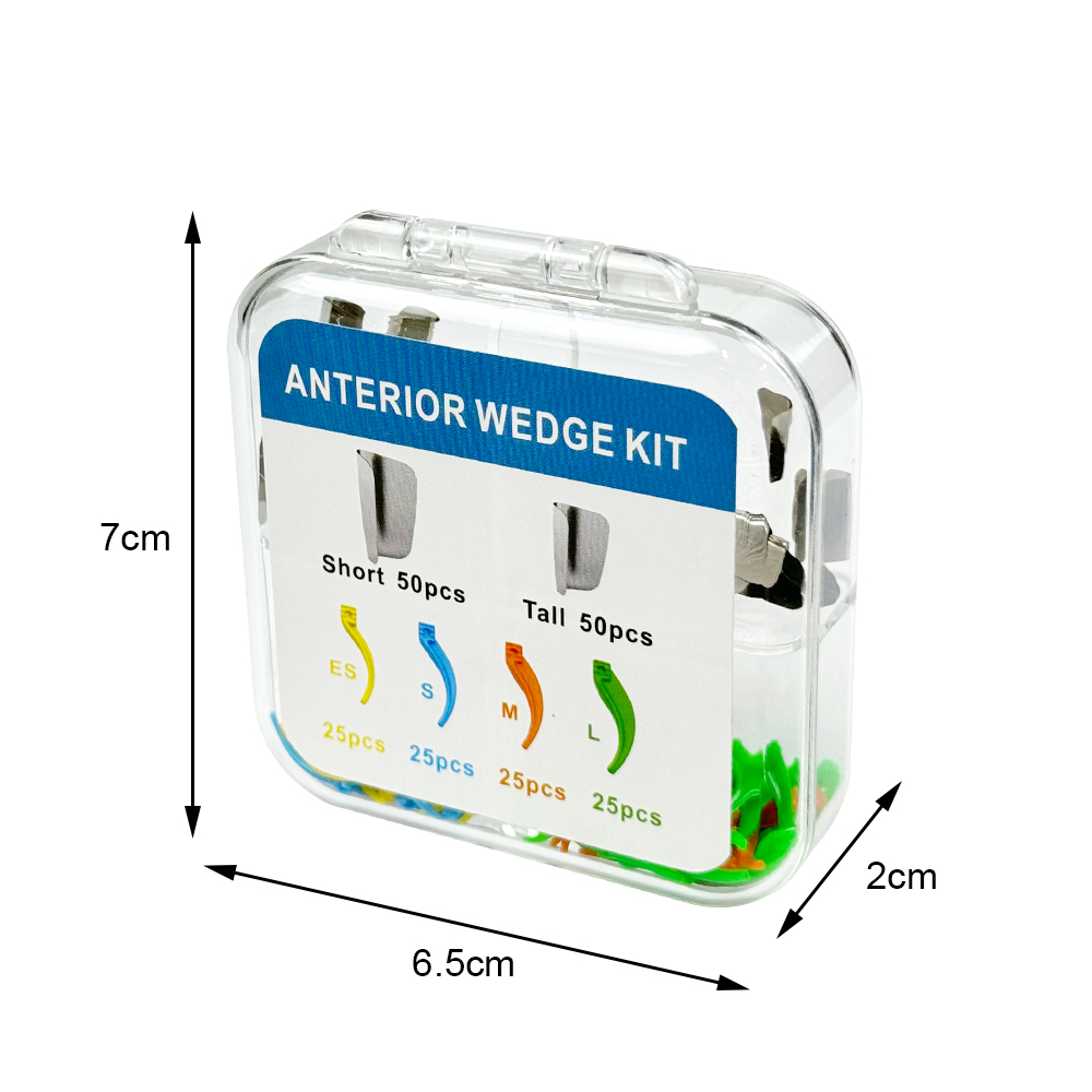 200Pcs/box Dental Anterior Matrix System Wedge Matrix Bands Interdental ...