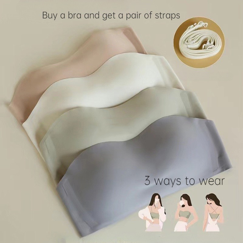 Sexy Strapless Push-Up Women Bra - Seamless, Anti-Slip & Invisible Lift ...