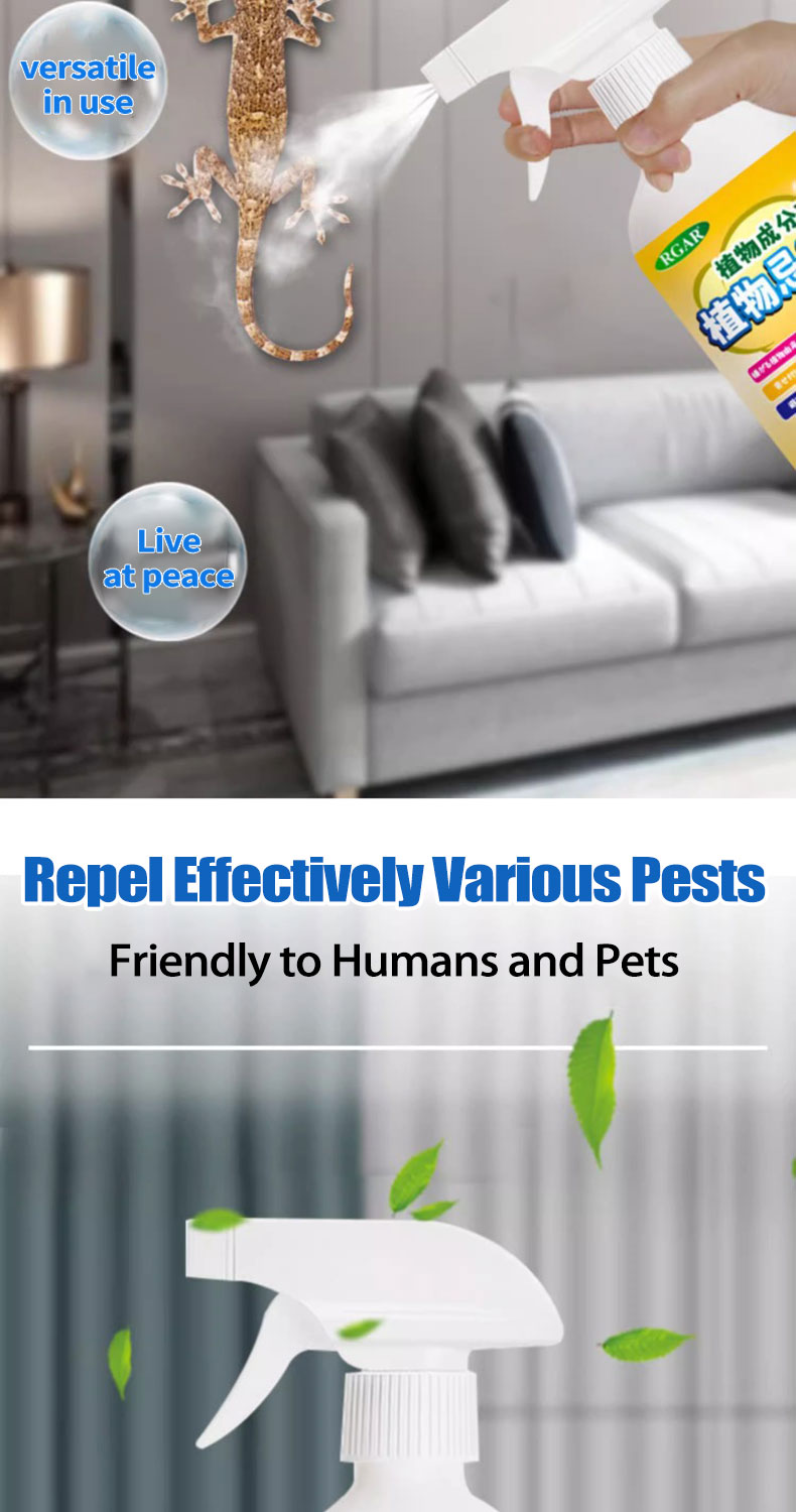 【RGAR】Plant-based Insect Repellent Spray Lizard/Gecko/Cockroaches ...