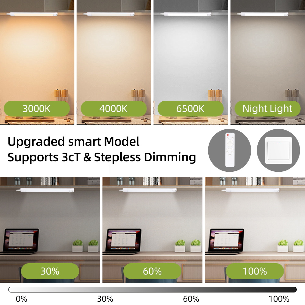 Tri-color T5 Led Tube Light Wall Lights Dimmable Tube Bar Kitchen Lamp ...