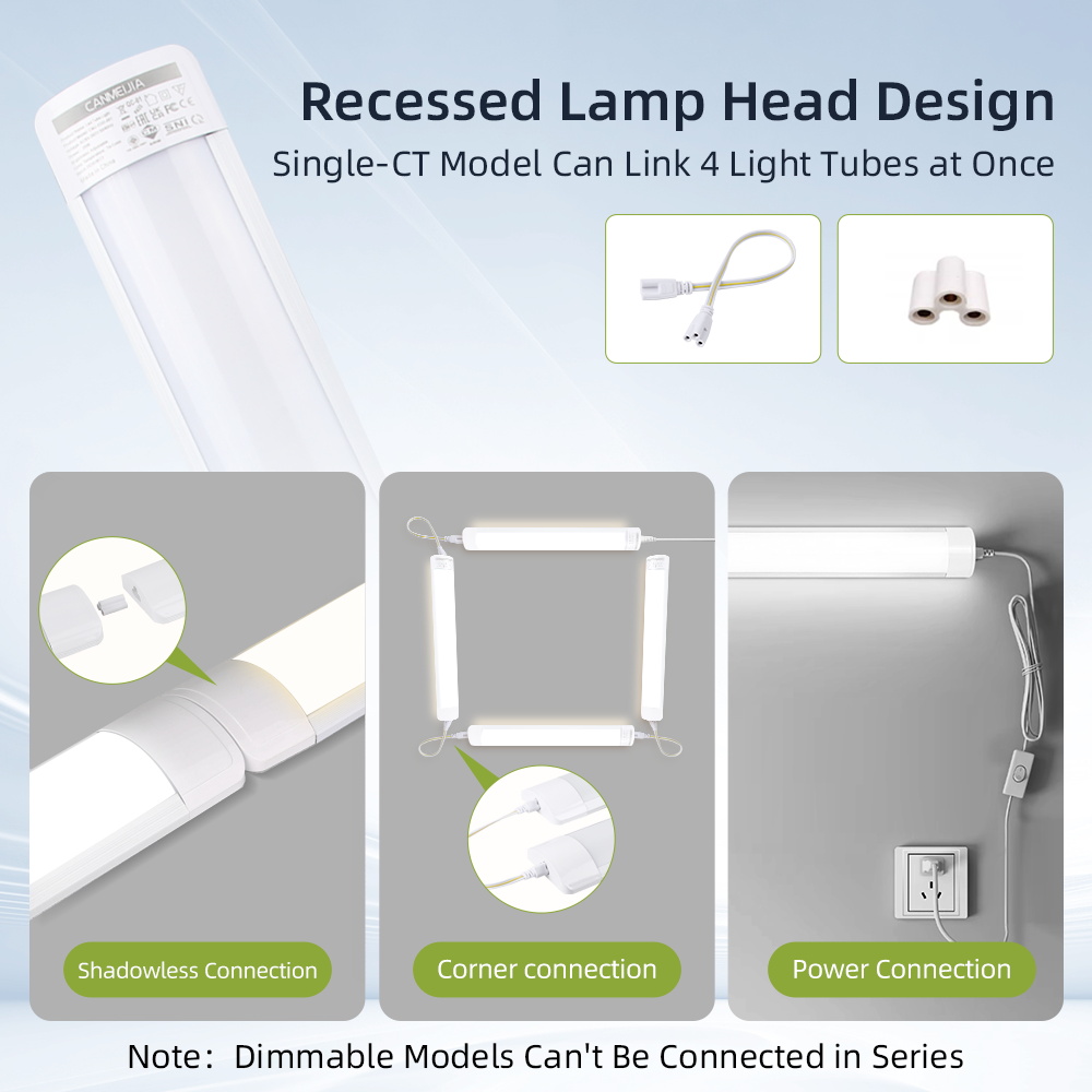 Tri-color T5 Led Tube Light Wall Lights Dimmable Tube Bar Kitchen Lamp ...