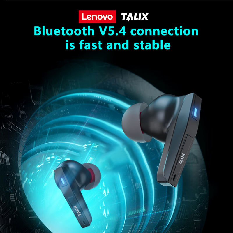 Lenovo Talix TA12 Bluetooth Headset 5.4 Fashion Sports Gaming wireless ...