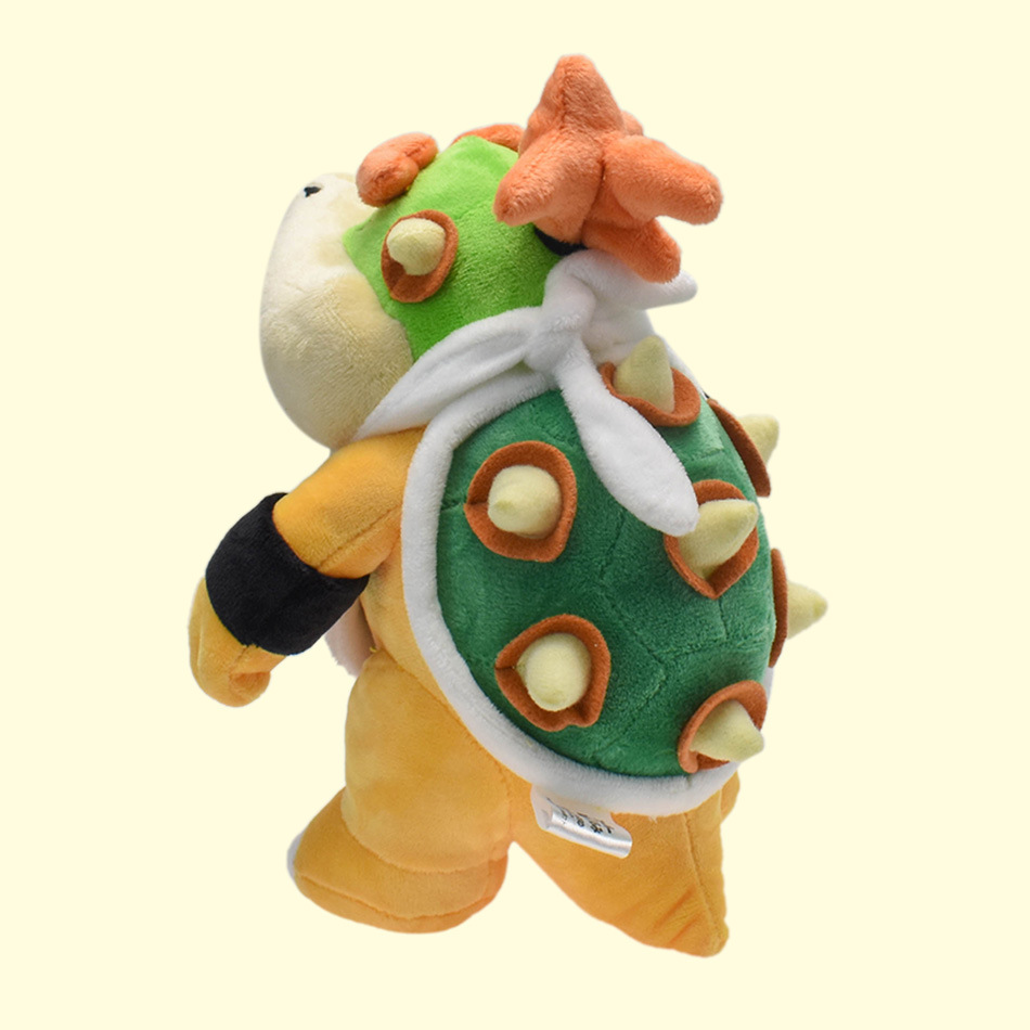 21cm New Anime Super Mario Bowser Jr. Plush Toys Cute Bowser Koopa BB ...