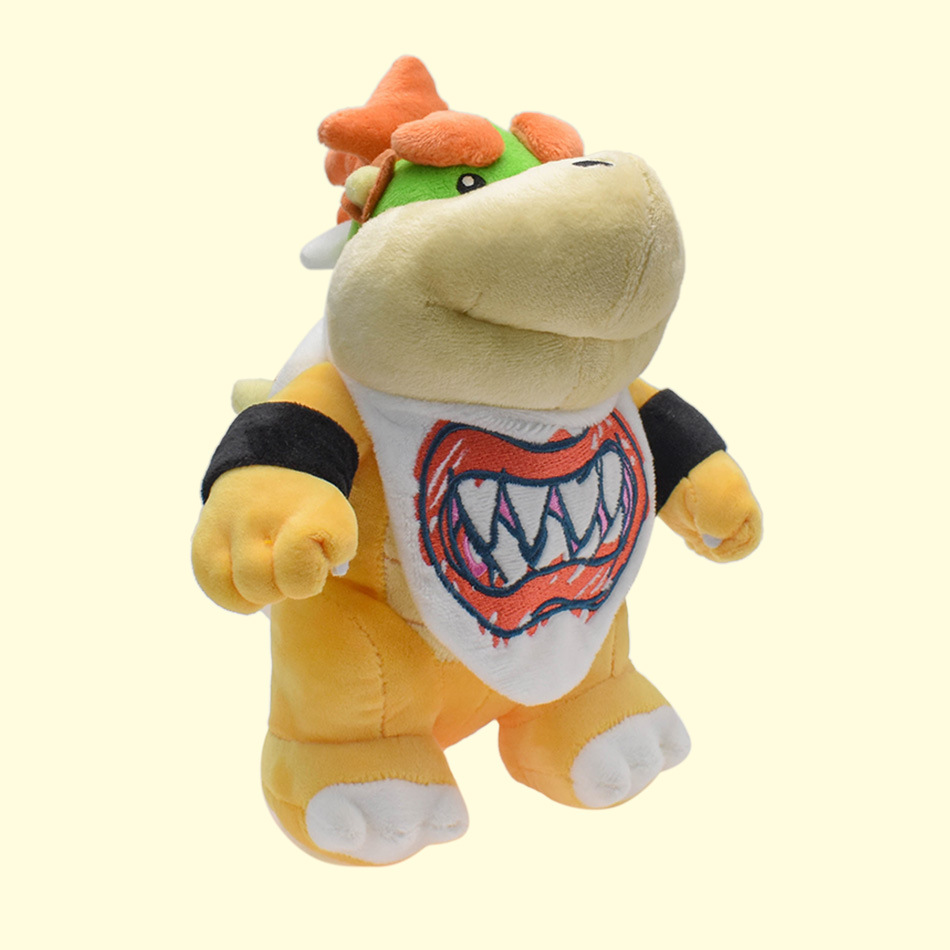 21cm New Anime Super Mario Bowser Jr. Plush Toys Cute Bowser Koopa BB ...