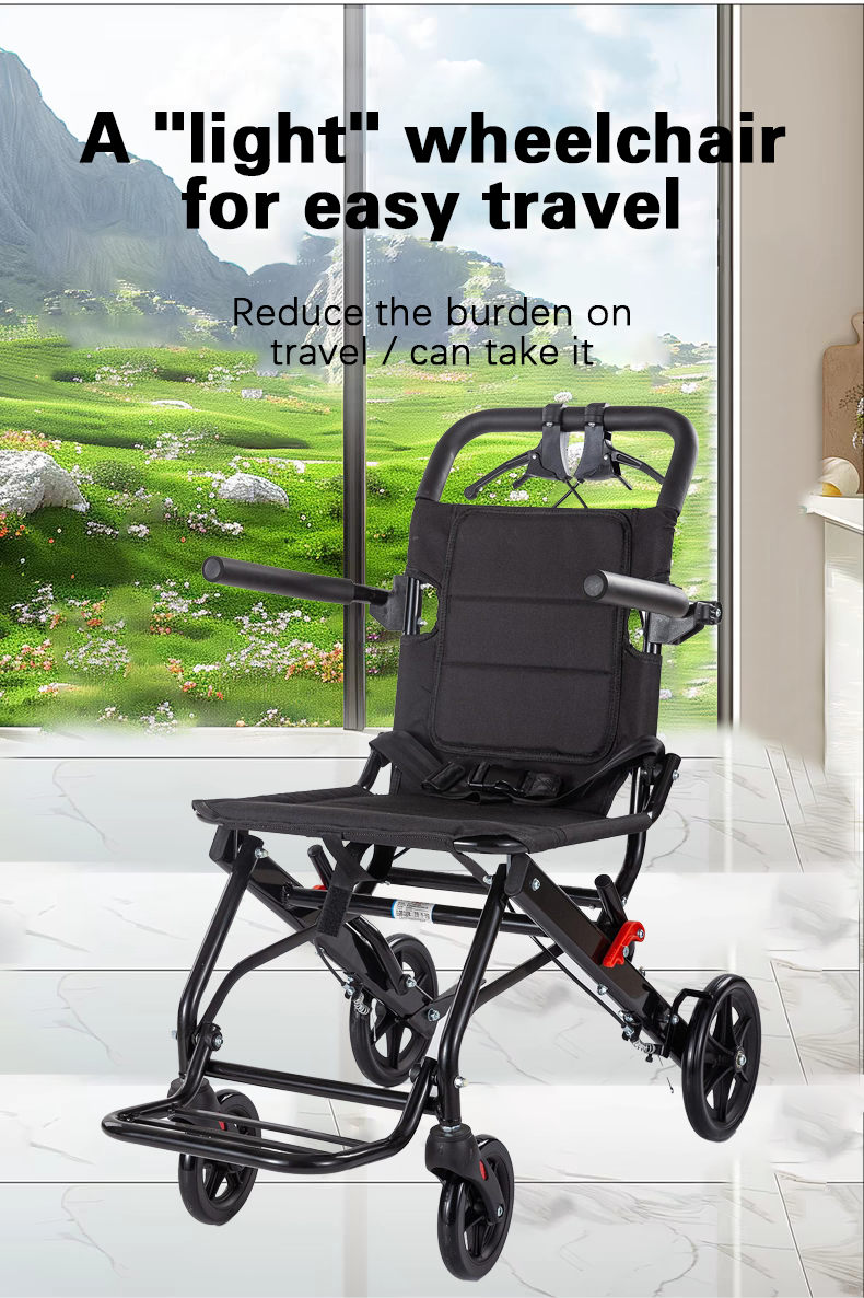 Wheelchair, Travel Aluminium Pushchair Ultra Lightweight 6.4 kg Alu ...