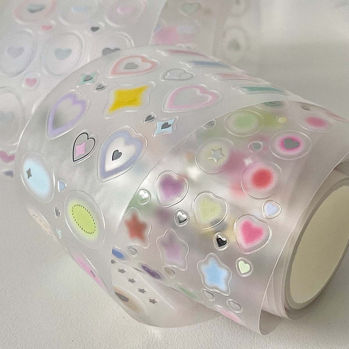 Ohaya | P PET Sticker Roll Gilding Gilding Silver Sticker Salt Series ...