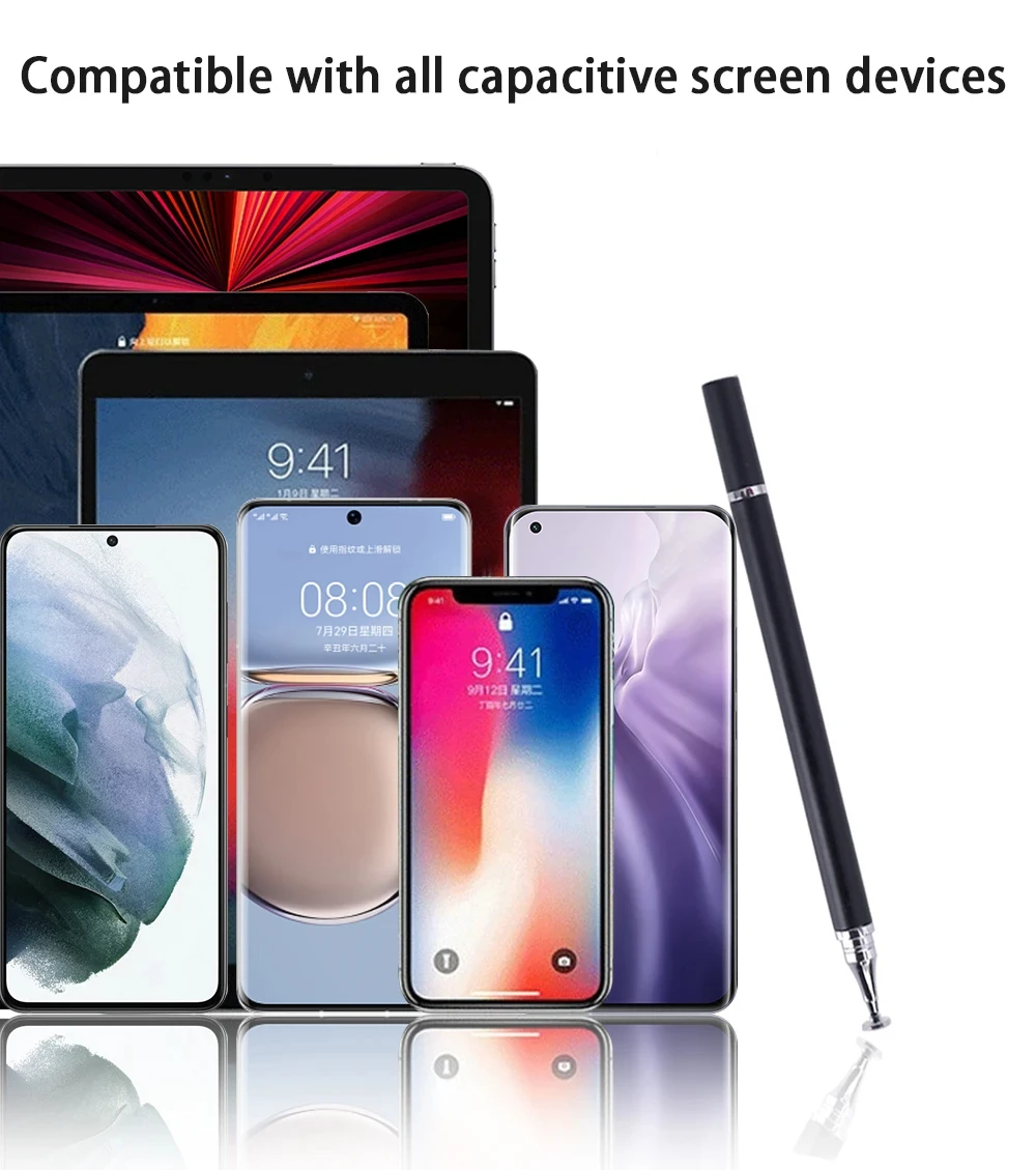Universal 2-in-1 Smart Stylus - Works with Android & Drawing Tablets ...