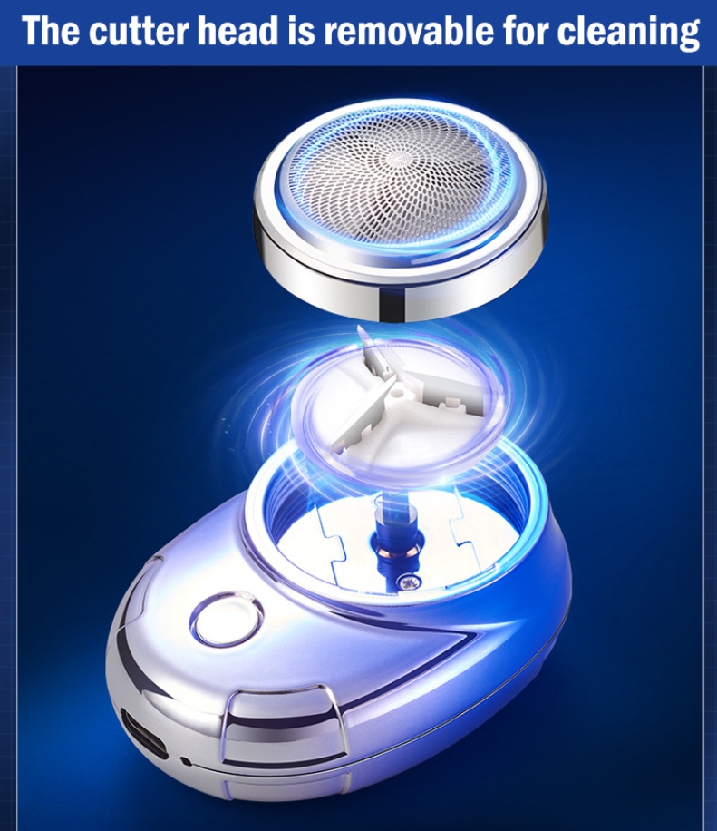 🎈Hot Sale🎈Gradient Space Stone Mini Shaver Pocket Electric Shaver ...