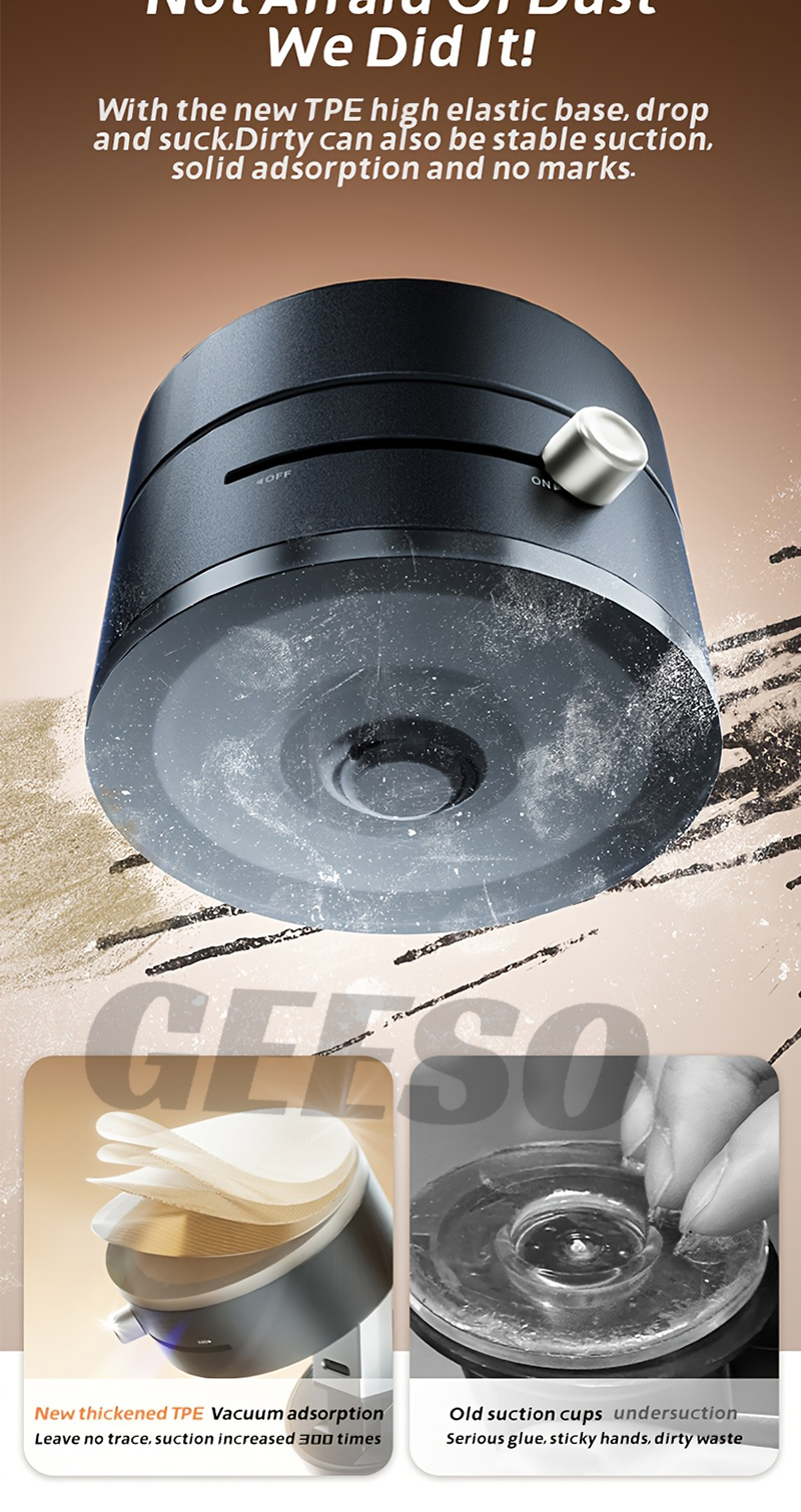 GEESO A2 Vacuum Magnetic Suction Cup Folding Swivel Stand Double-sided ...