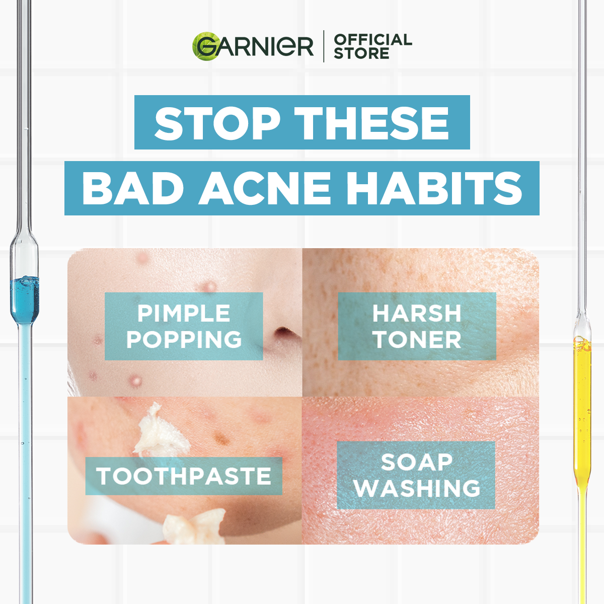 Garnier Bright Complete Anti Acne Booster Serum (30ml) | Shopee Singapore