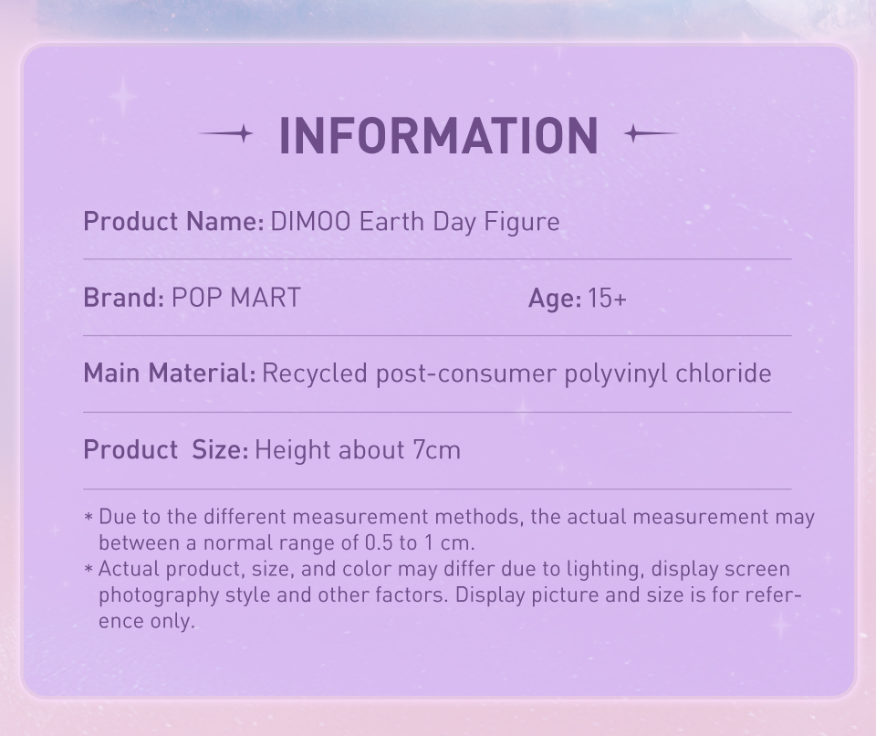 POP MART DIMOO Earth Day Figure | Shopee Singapore