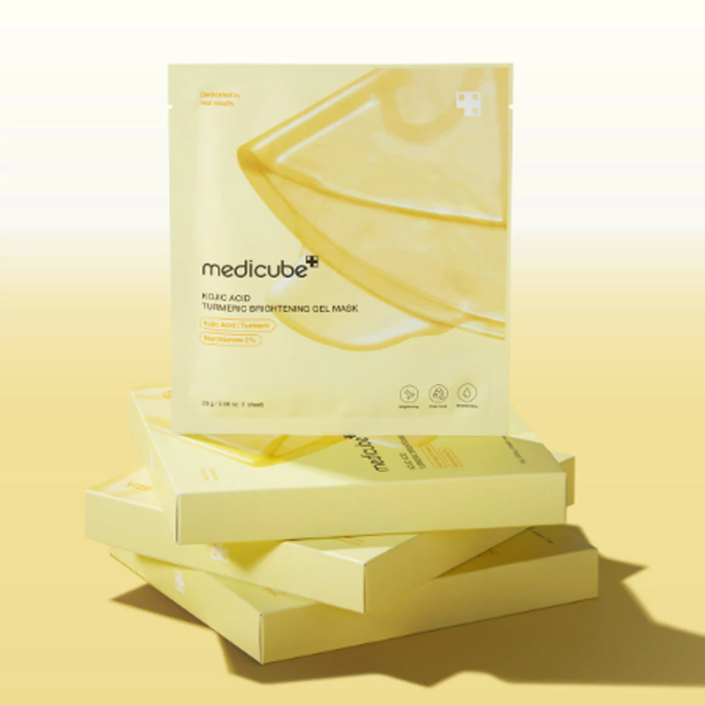 Medicube Kojic Acid Turmeric Brightening Gel Mask Sheet 28g x 4ea ...