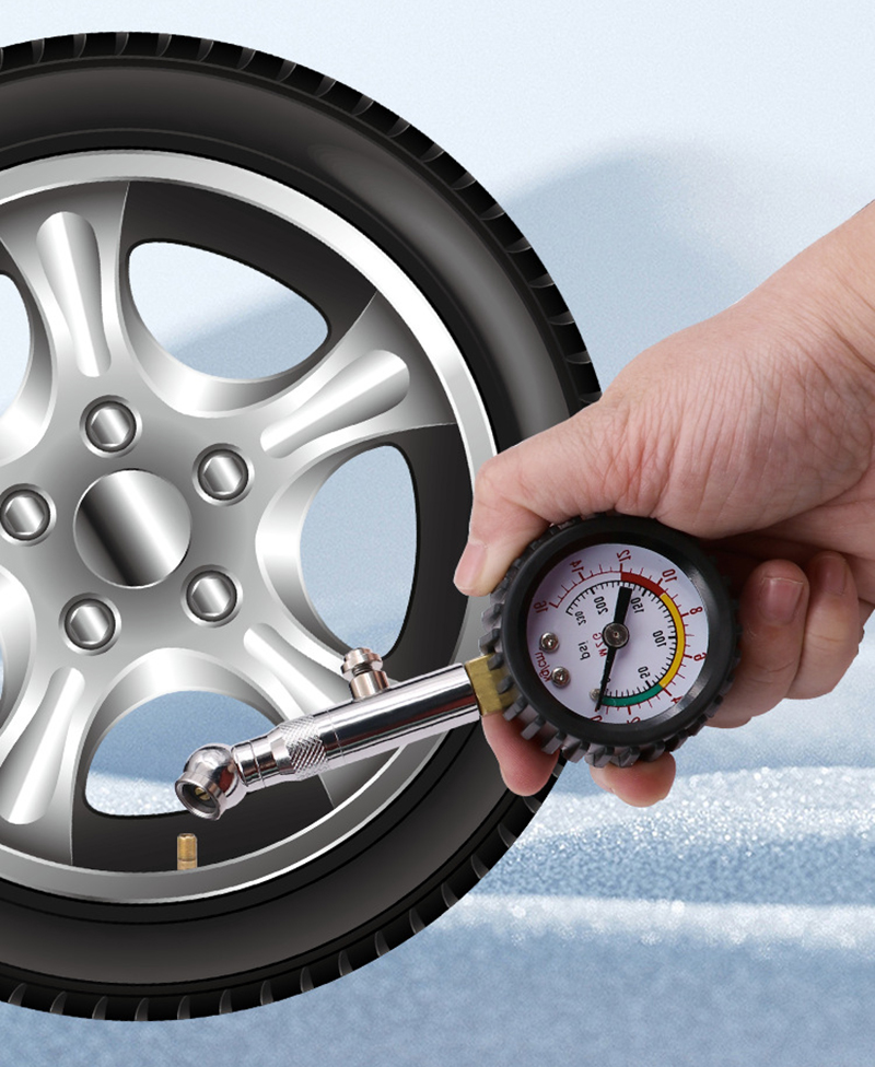 KIPRUN Tire Pressure Gauge, 0-220 PSI High-precision Tire Gauge Meter ...