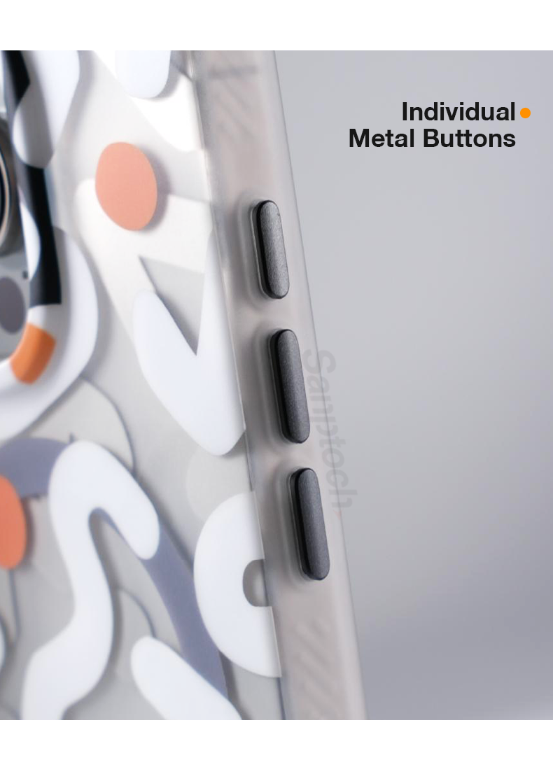 Sanptoch For Magnetic Color Graffiti Phone Case For iPhone 17 16 15 14 ...