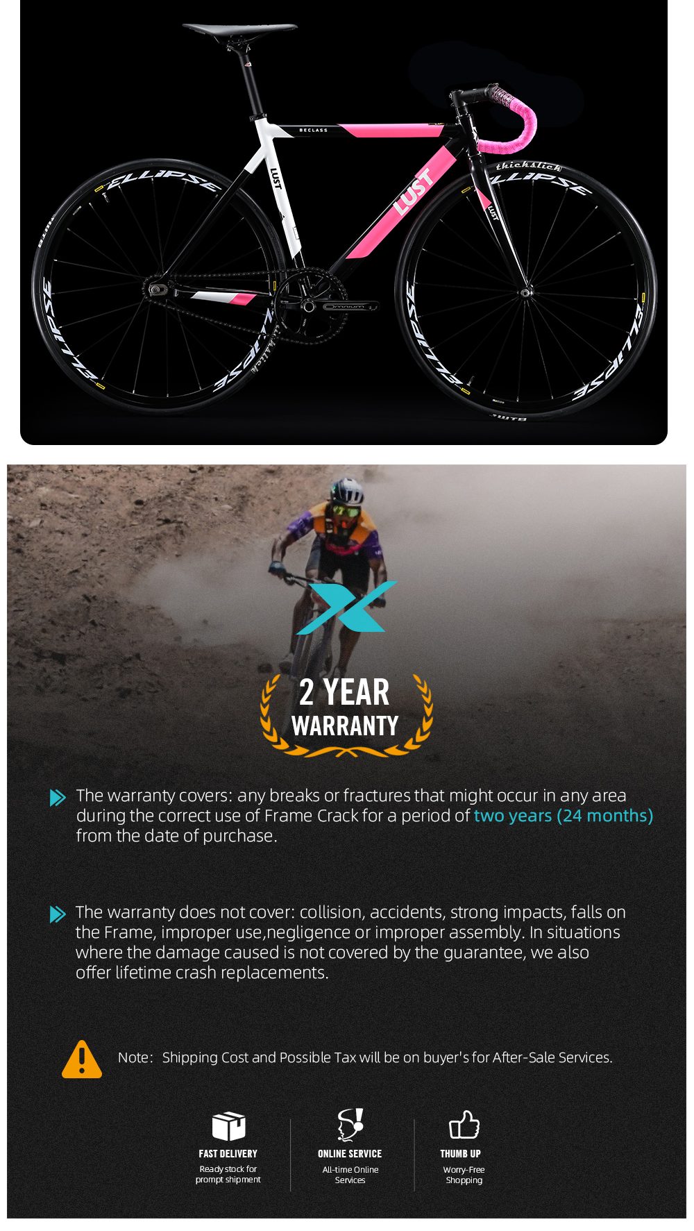 2025 Lexon Super Light AL6066 Track Frame Set/Single Speed Fixed Gear ...