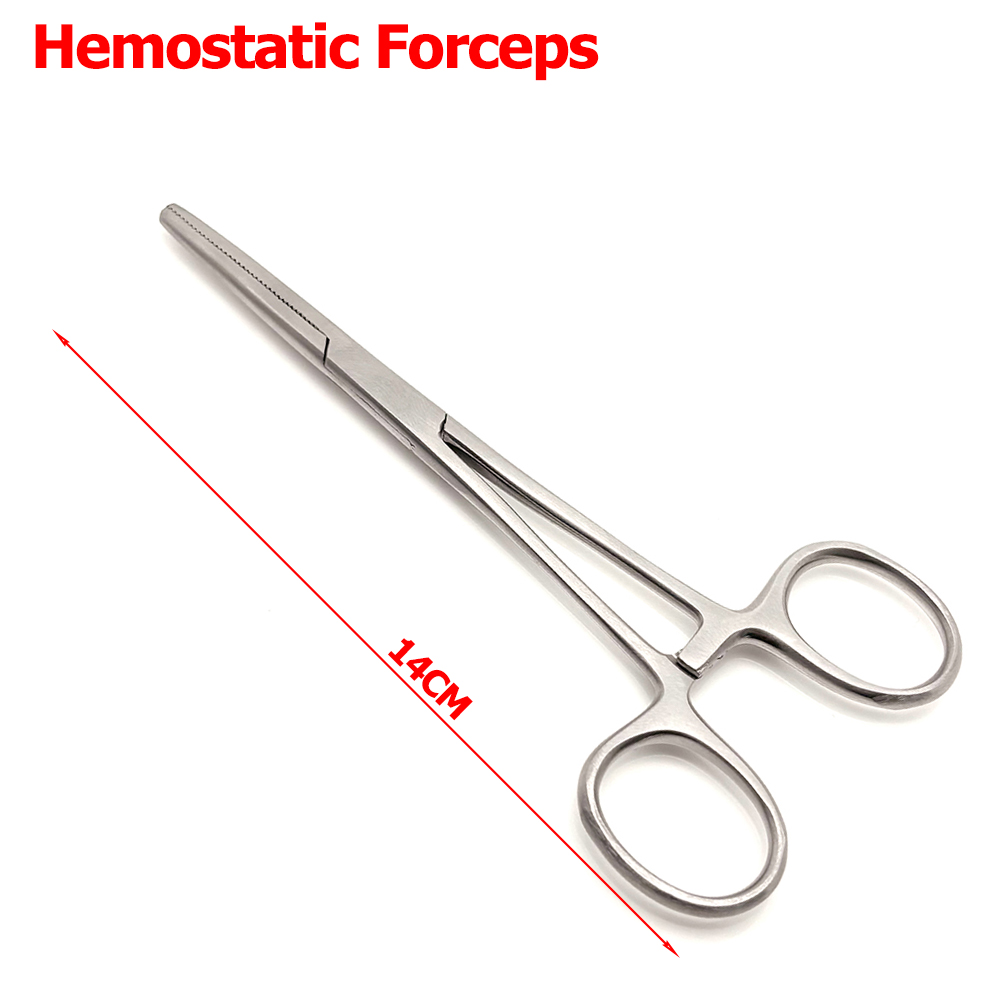 Stainless Steel Needle Holder Hemostatic Forceps Fishhook Forceps ...