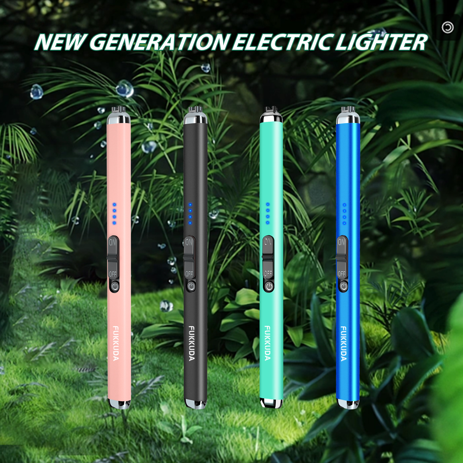Electric Candle Lighter with Safety Switch USB Rechargeable Windproof ...