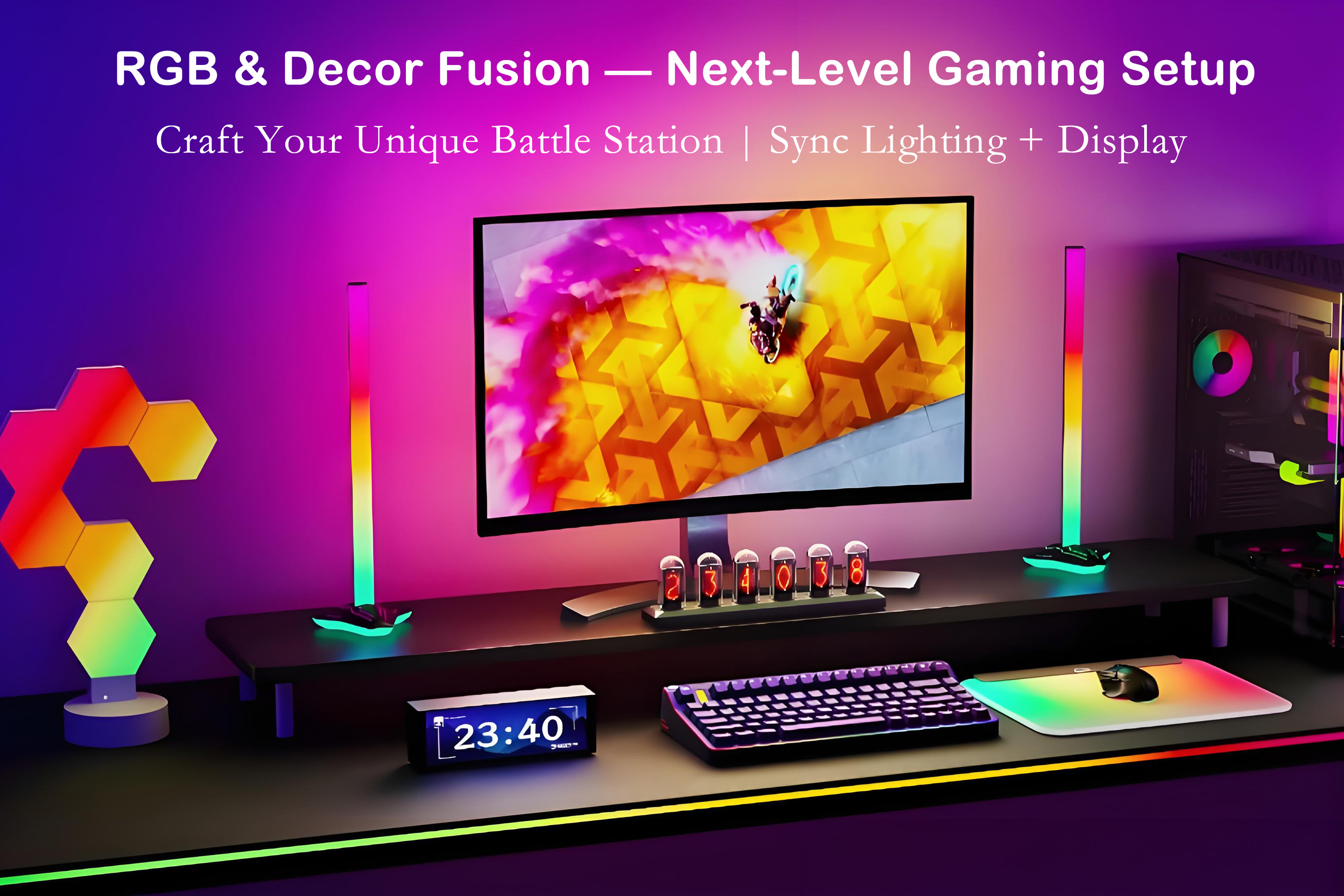 Immersion RGB Computer Screen Synchronization Light Strip, Ambilight USB 5V Dream Color PC ...