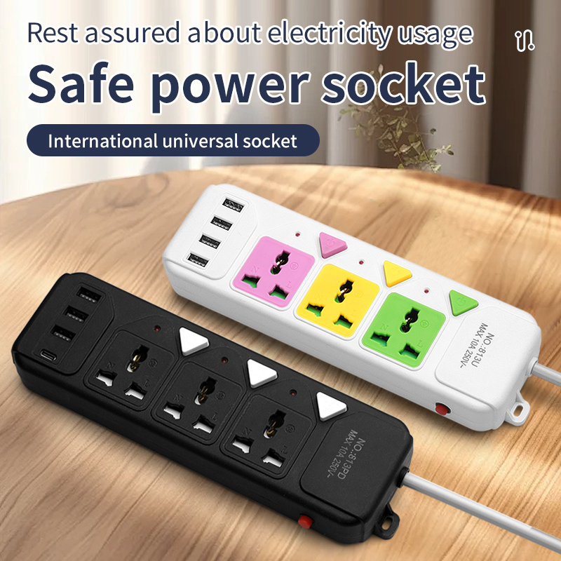 【SG Seller】Independent Switch Power Socket Extension Charge Plug ...