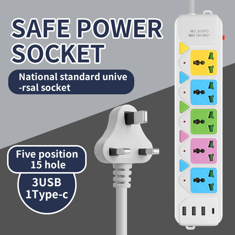 【SG Seller】Independent Switch Power Socket Extension Charge Plug ...