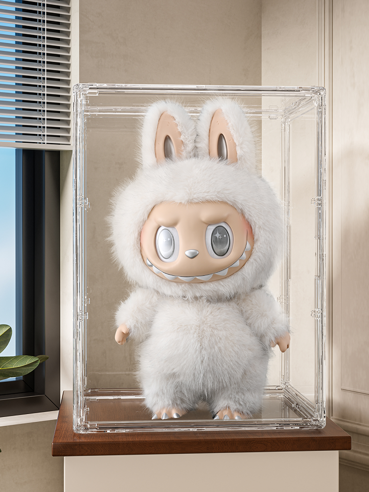 Acrylic Popmart Display Box Labubu Zimomo Display Case | Shopee Singapore