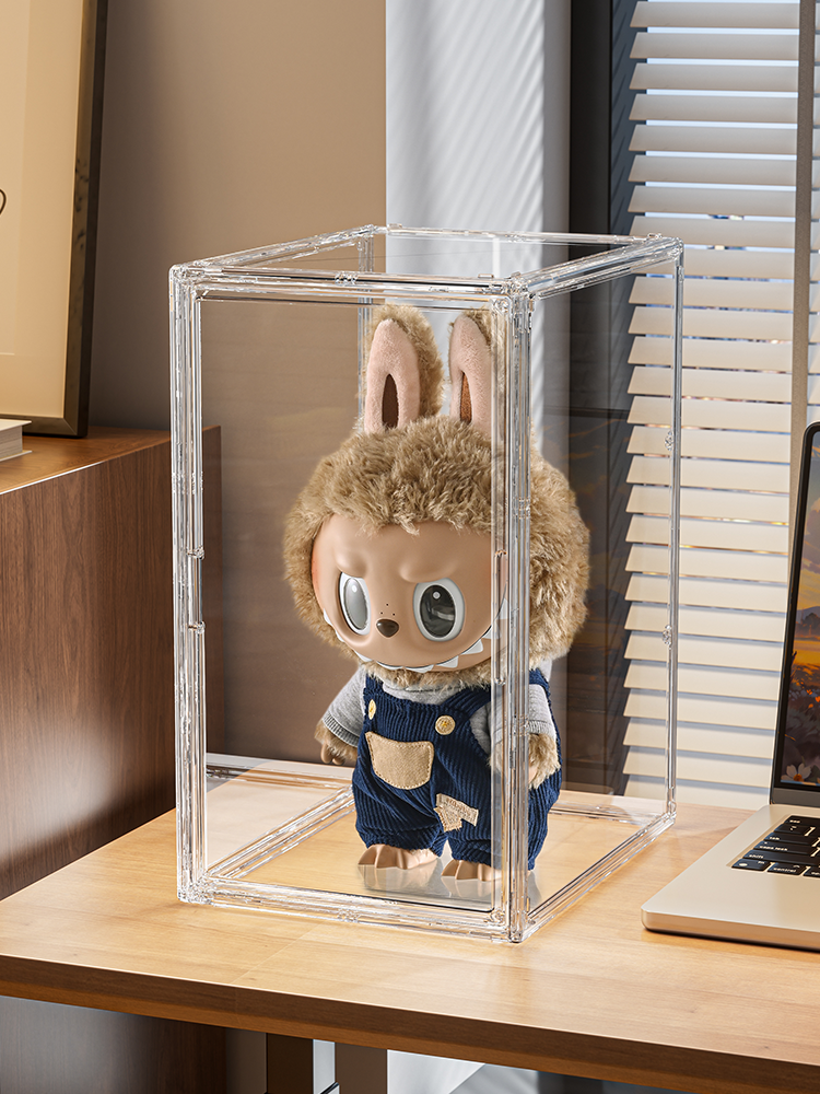Acrylic Popmart Display Box Labubu Zimomo Display Case | Shopee Singapore