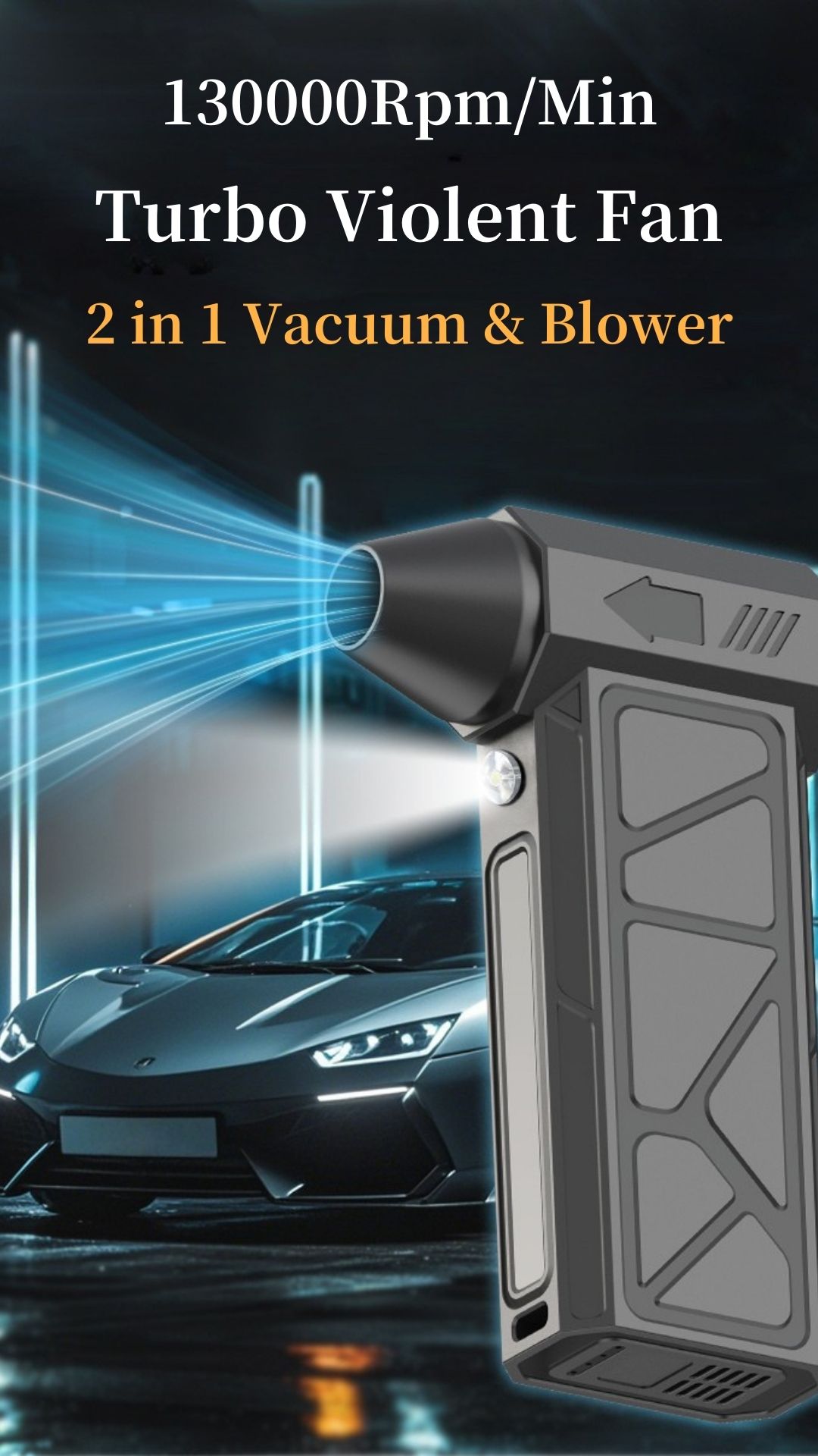 Air Blower Cordless Mini Turbo Jet Fan Car Fan Electric Air Duste 250 ...