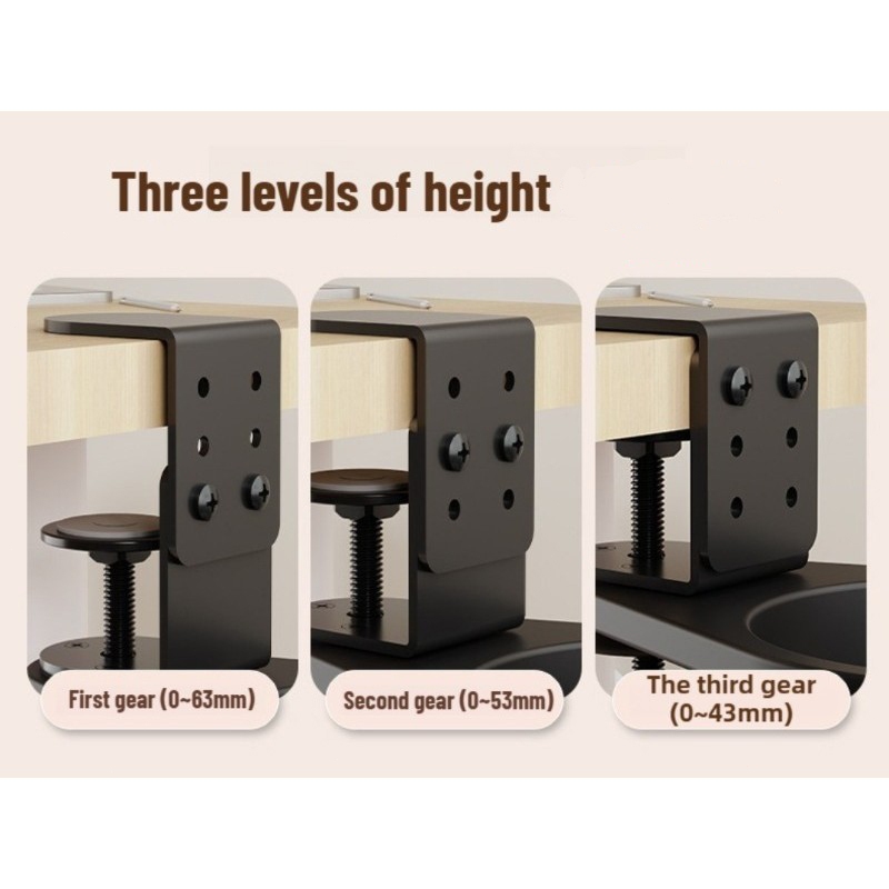 🇸🇬 SELLER - 360° Rotating Desk Cup Holder Table Clamp on Cup Holder ...