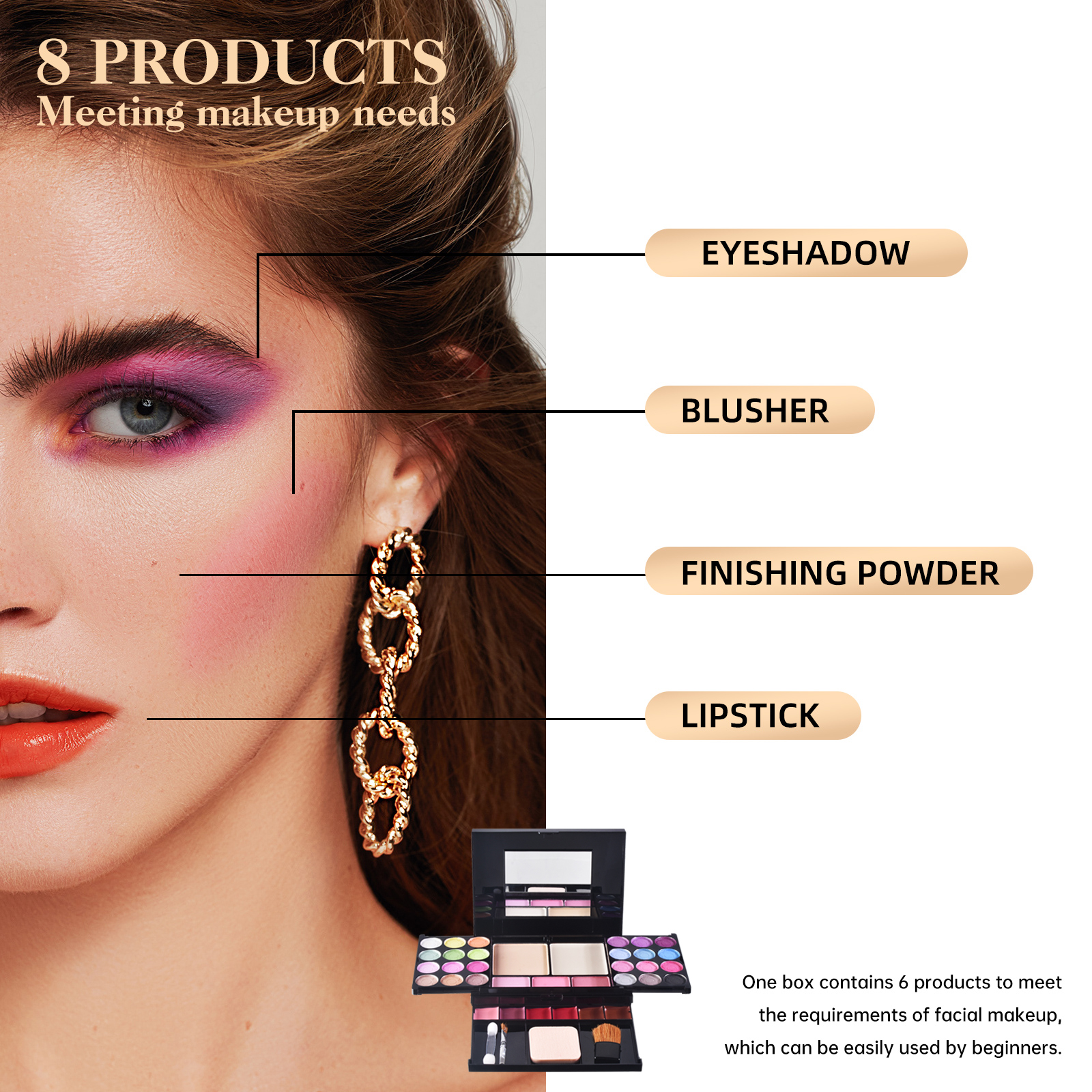 Professional Makeup Kit ,Makeup Pallet,All In One Makeup Gift Set For ...