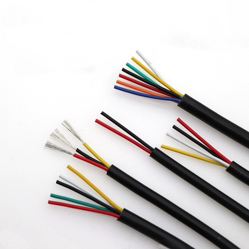 UL2464-16/18/20/22/24AWG multi-core sheathed power cord,black ...