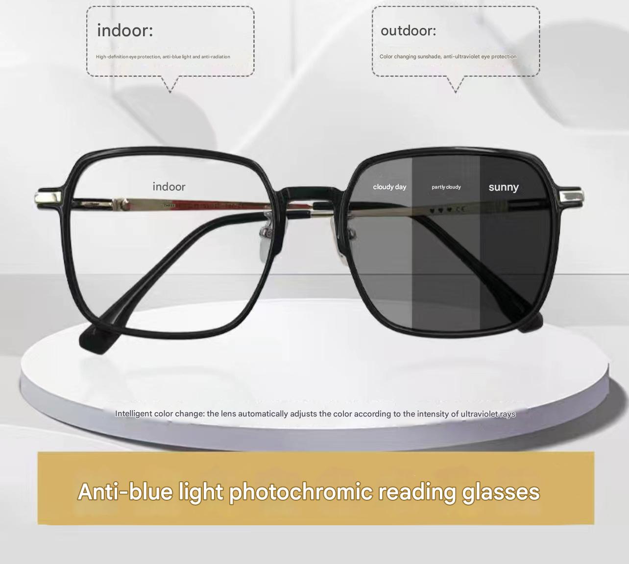 2025 Women's Blue Light Shield Eyeglasses | Adaptive Color Lenses ...