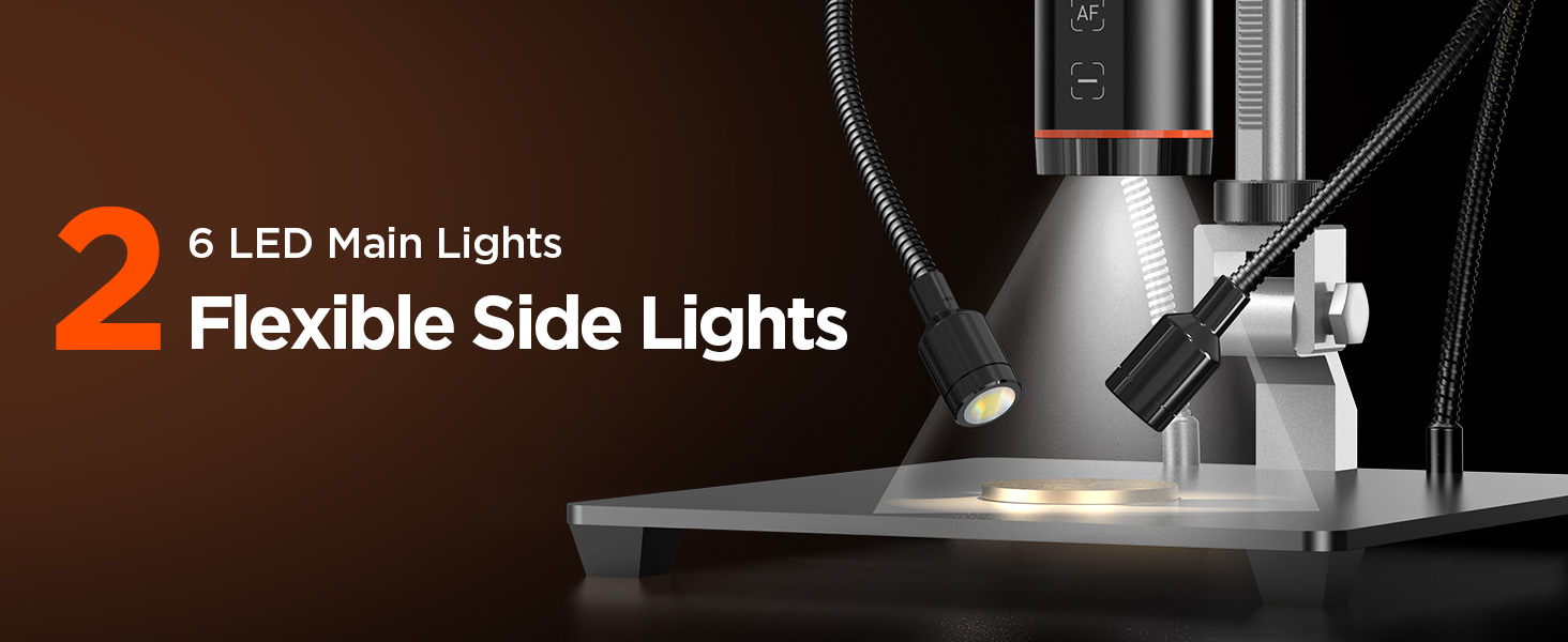 Elikliv Autofocus 4K Digital Microscope EM4K-AF, 52MP Soldering ...