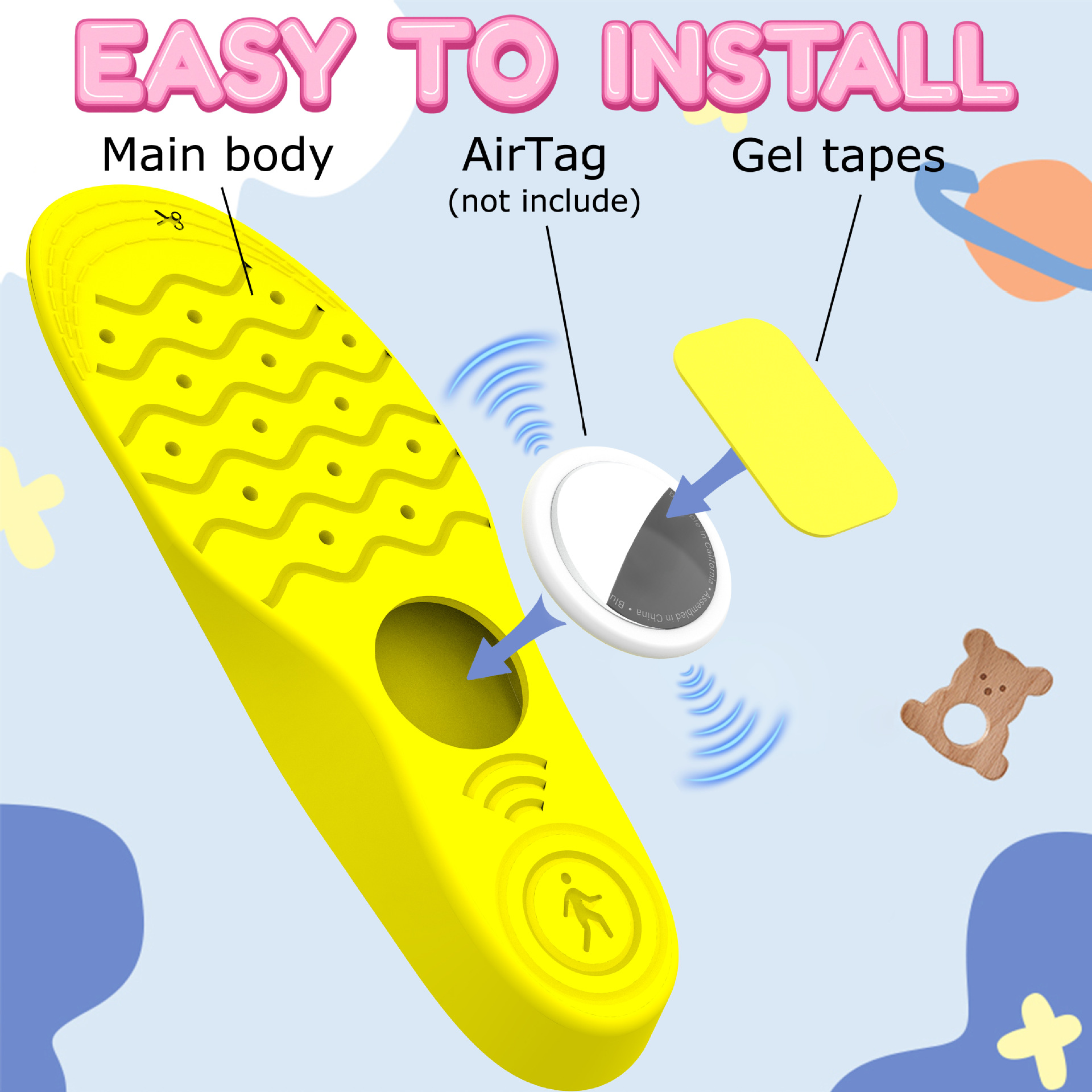 Airtag Protective Insoles for Kids and Seniors, Airtag Insoles Help You ...
