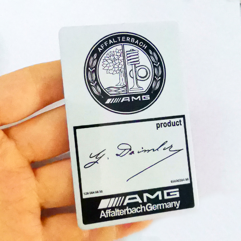 1 x Aluminum Apple Tree AMG Edition Logo Car Decotative Sticker Emblem ...