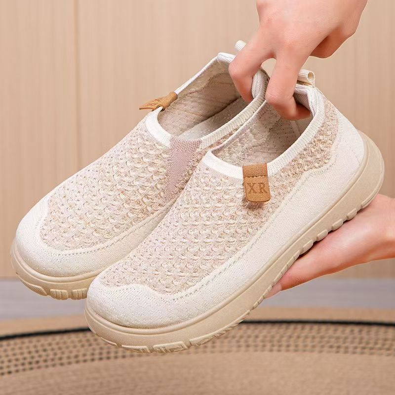 Comfortable Shoes For Women Breathable Mesh Fabric Walking Not Tired ...