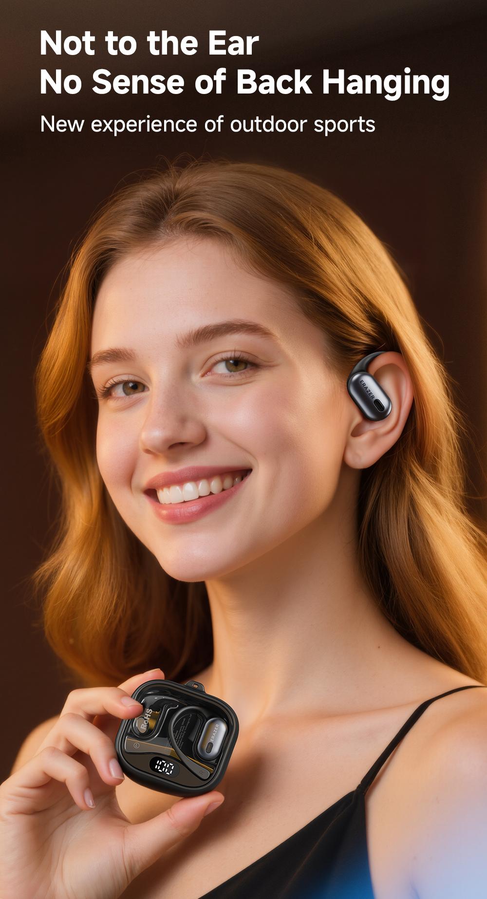 Lenovo ERAZER XF53 Bluetooth 6.0 Wireless Earphones Al Smart Real-Time Translation Noise ...