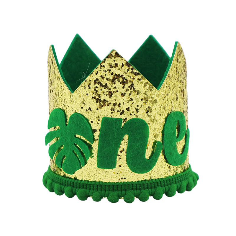 Jungle Themed Party Birthday Party Hat Kids First Birthday Sequin ...