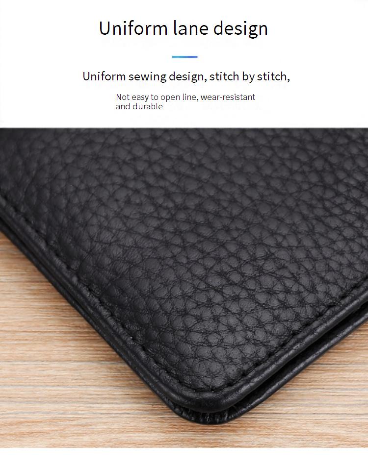 Men's RFID Blocking Slim Wallet - Multi-Functional ID/Card/Driver's ...