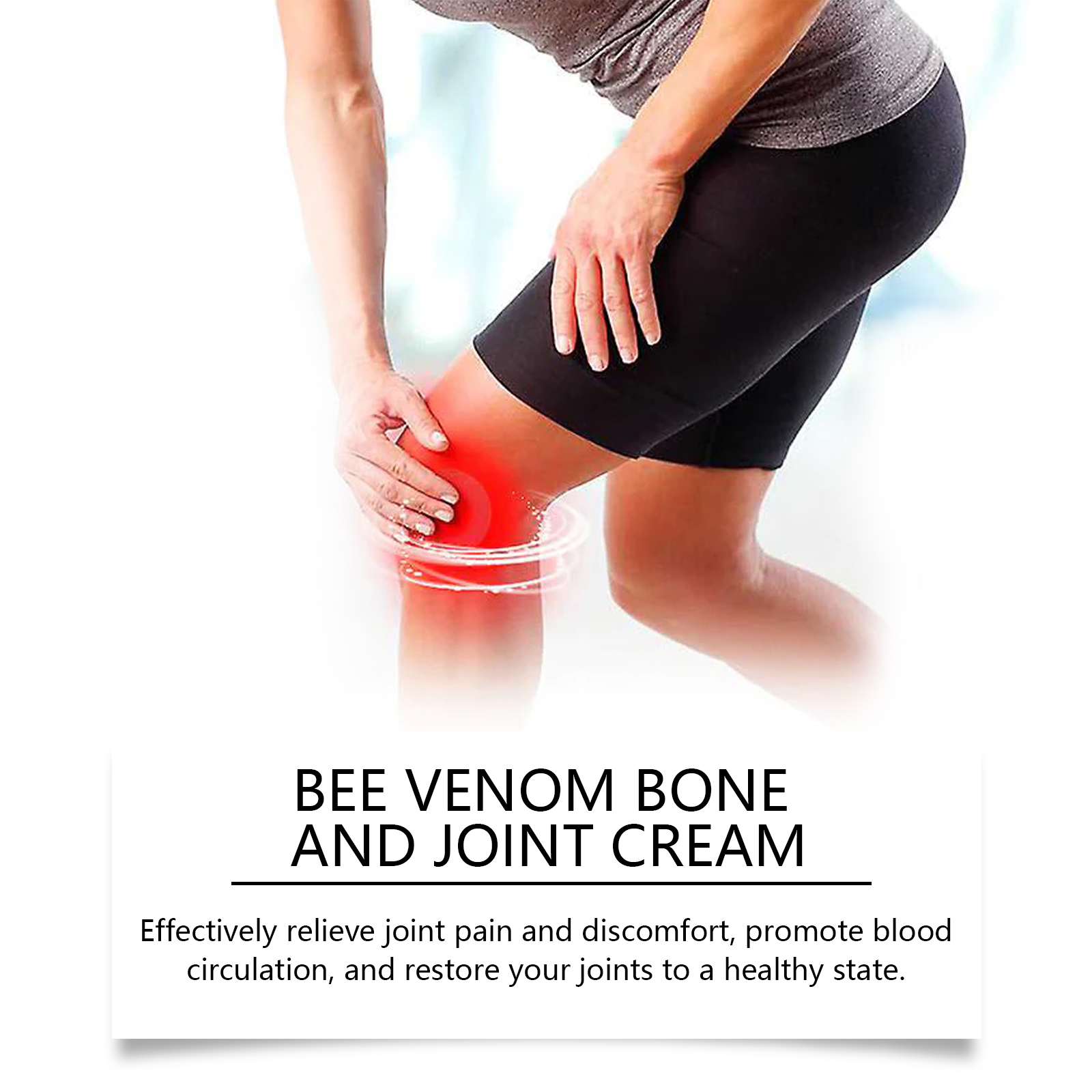 Bee Venom Joint Cream, 30g for Knee and Neck Pain Relief, Enhanced with ...
