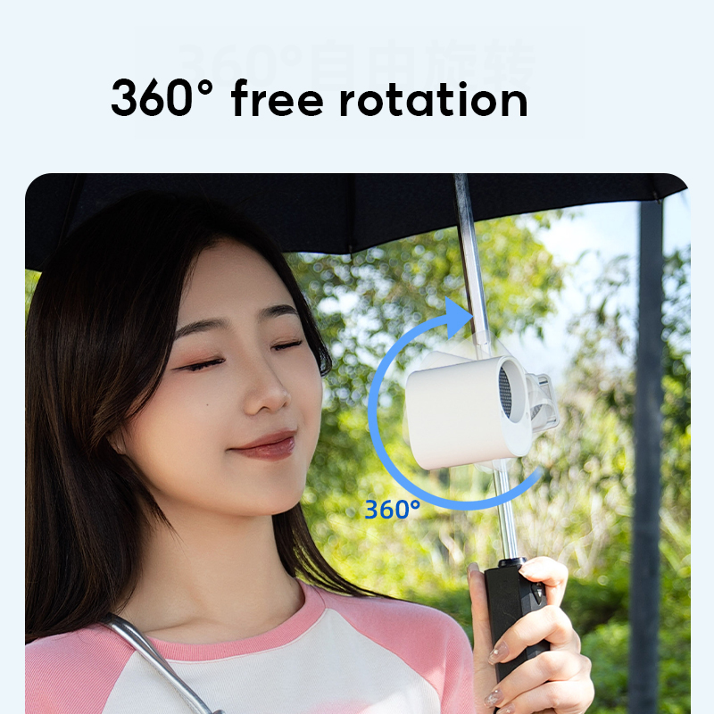 OATSBASF Rechargeable Car Sun Visor Clip-on Fan Car Handlebar Fan Co ...