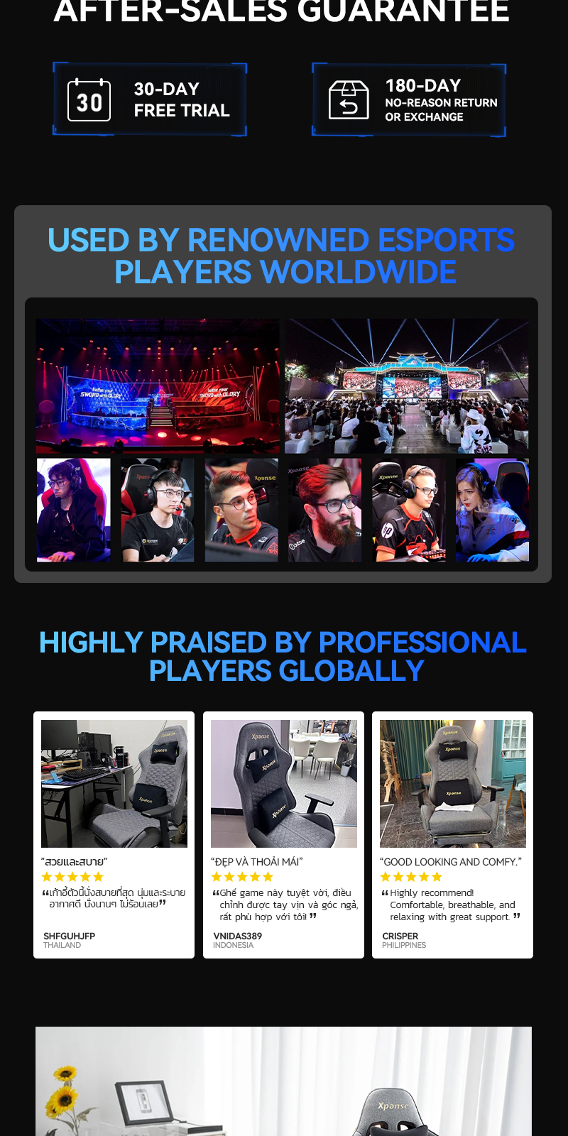 YISONG Xcelon Gaming Ergonomic Office Computer Study Chair With Heavy-Duty Steel Base | Shopee ...